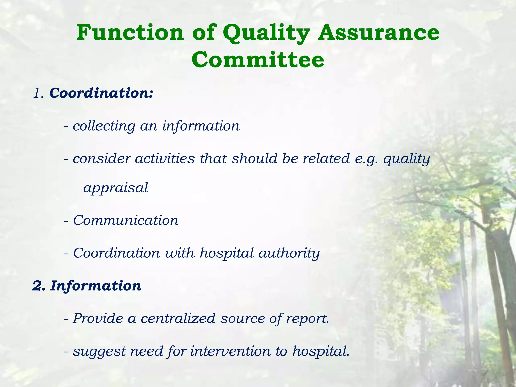 Quality assurance in Nursing | PPSX