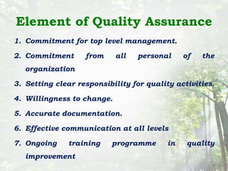 Quality assurance in Nursing | PPSX