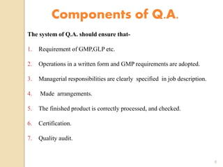 Quality assurance | PPTX