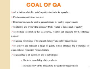Quality assurance | PPTX