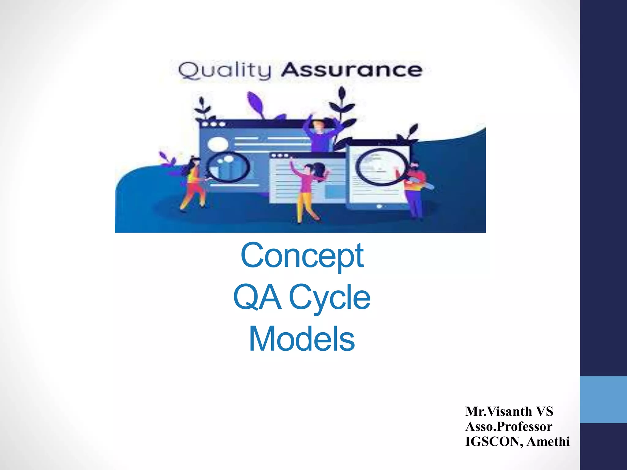 Quality assurance concept,cycle & models | PPTX