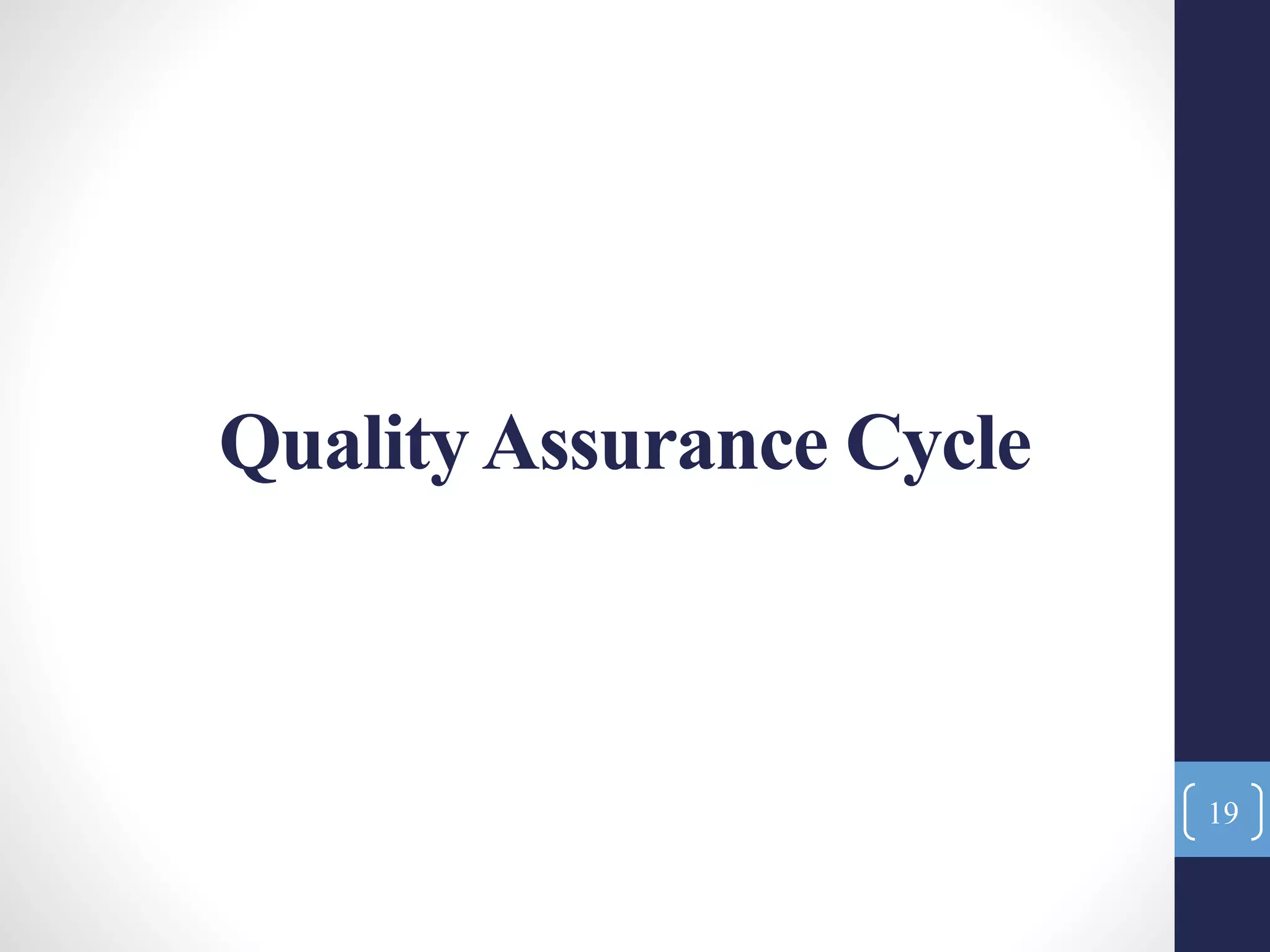 Quality assurance concept,cycle & models | PPTX