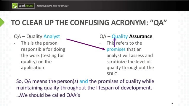 Quality Acronyms