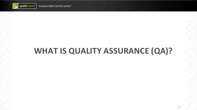 Quality assurance sql sat-br presentation