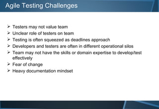Quality assurance activities in agile | PPT