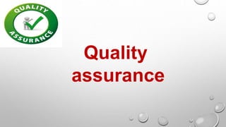 Quality assurance and accredition, nursing standards | PPTX