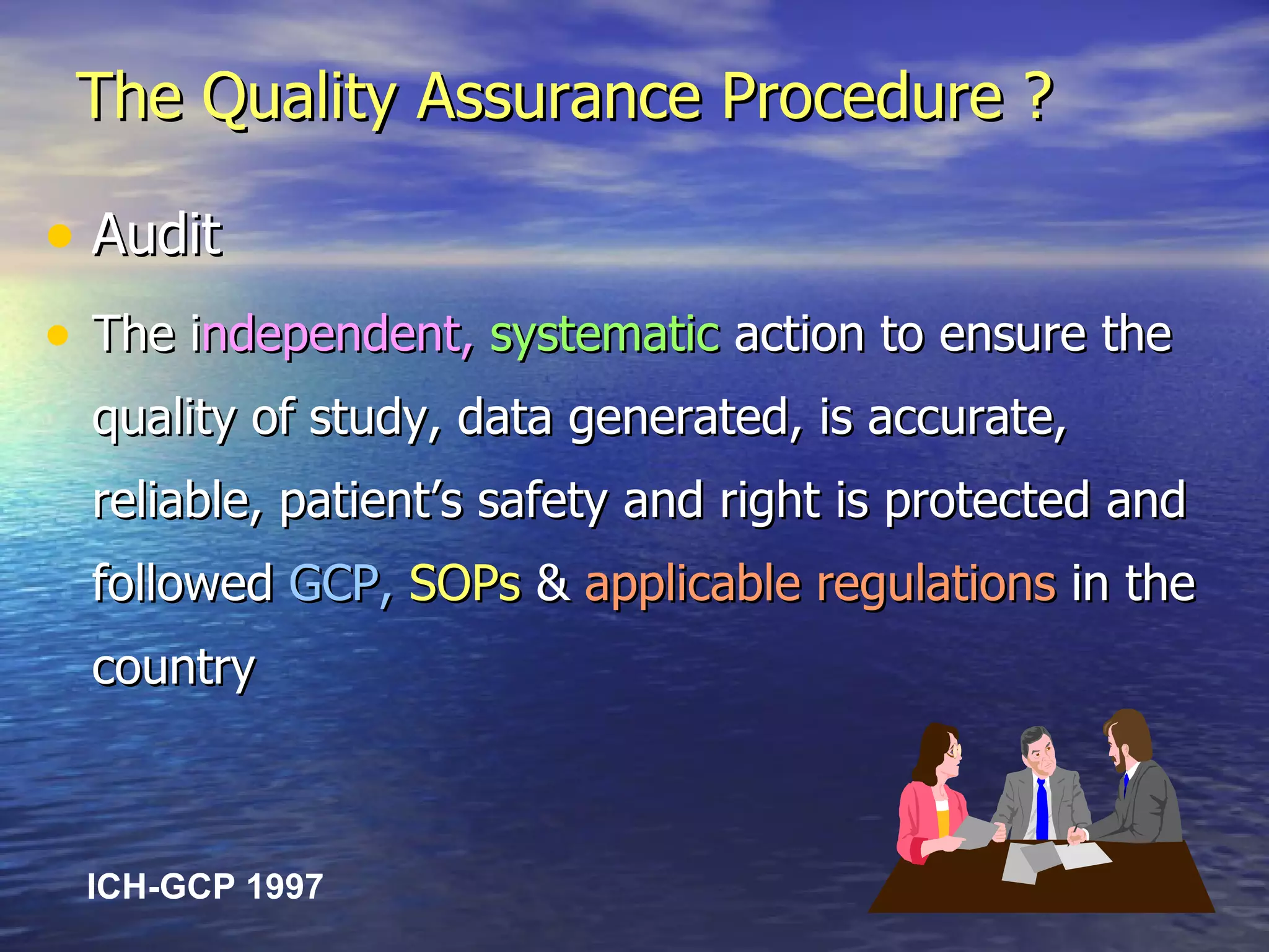 Quality Assurance : Audit And Inspection | PPT | Business | Business ...