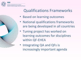 Quality assurance and qualifications frameworks as tools to promote ...