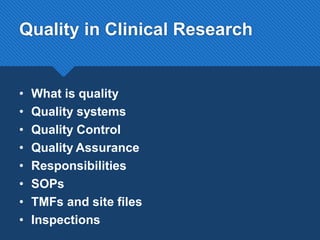 Quality Assurance and Quality Control in Clinical Research.pptx
