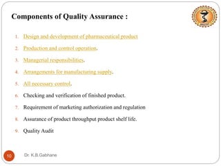 Quality assurance and quality management concepts | PPTX