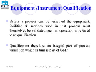 Quality assurance and regulatory compliance for pharmaceutical product ...