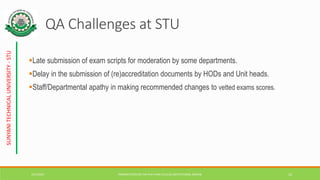 QUALITY ASSURANCE practices at Higher Educational Institutions | PPTX ...