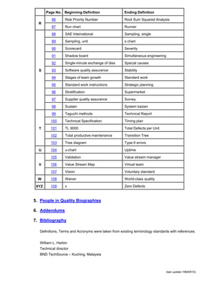 Quality Assurance Information Guide | PDF