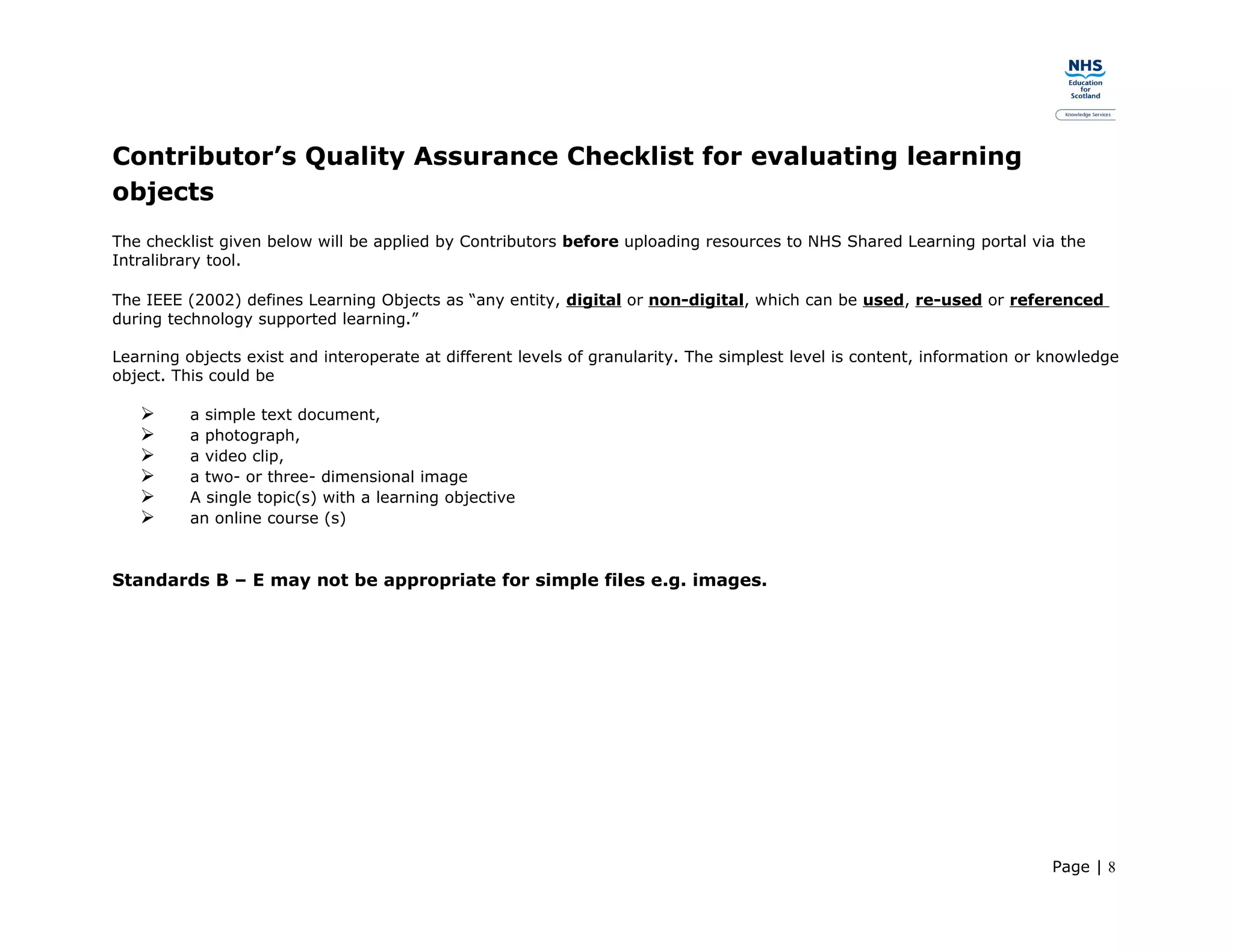 Quality assurance checklists | PPT