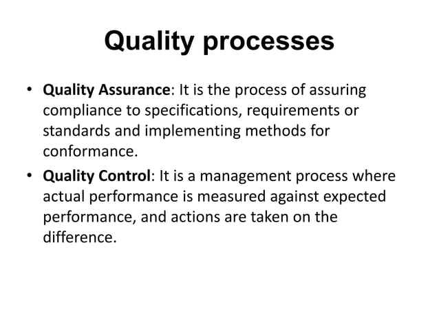 Quality assurance cycle | PPTX | Healthcare Industry | Industries