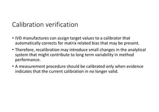 Quality assurance in a medical laboratory | PDF