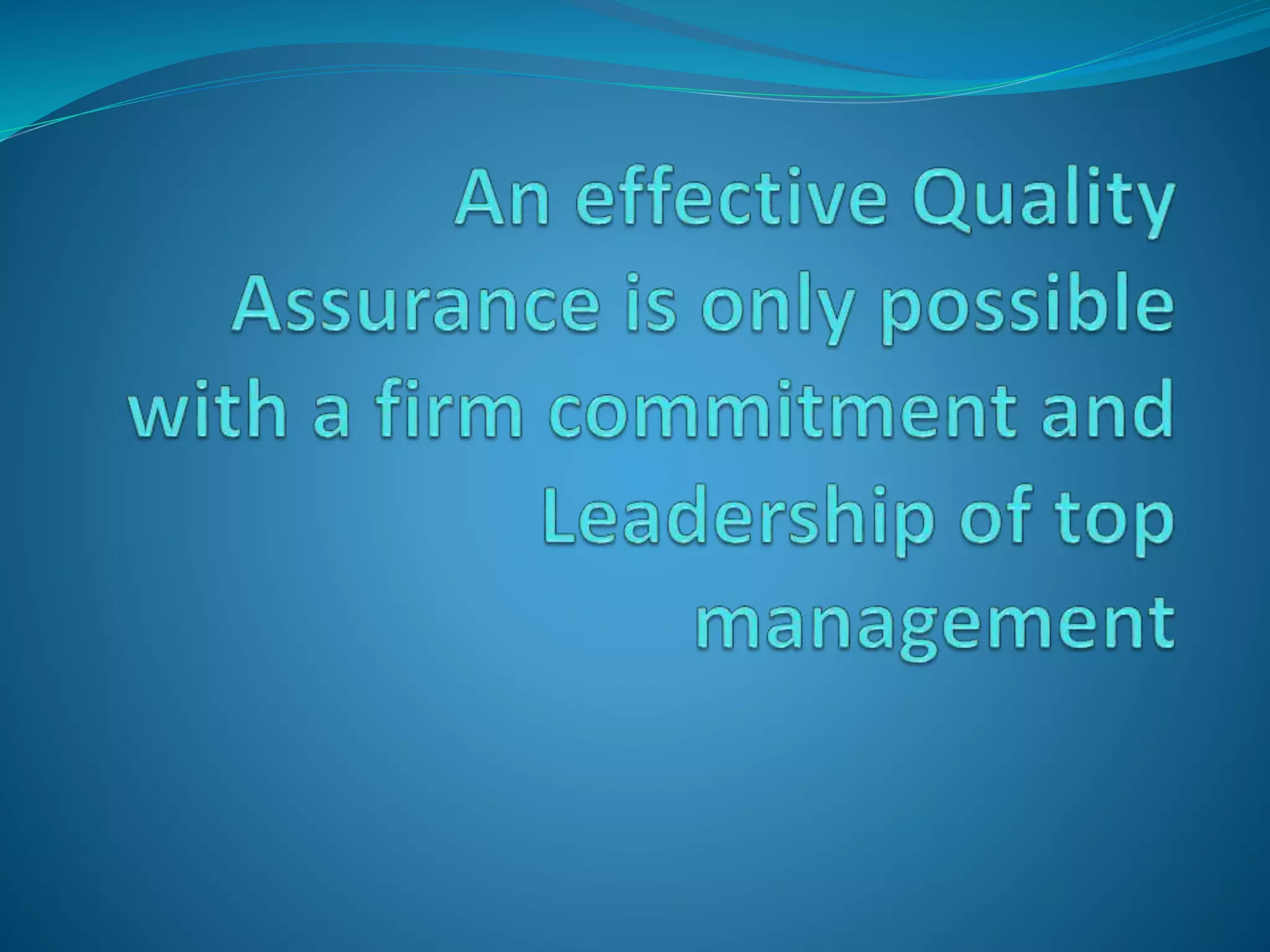 Quality Assurance in Aviation | PPSX