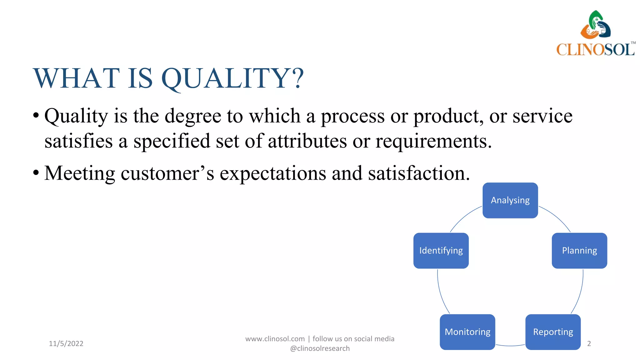 Quality Assurance in Clinical Trials | PPTX