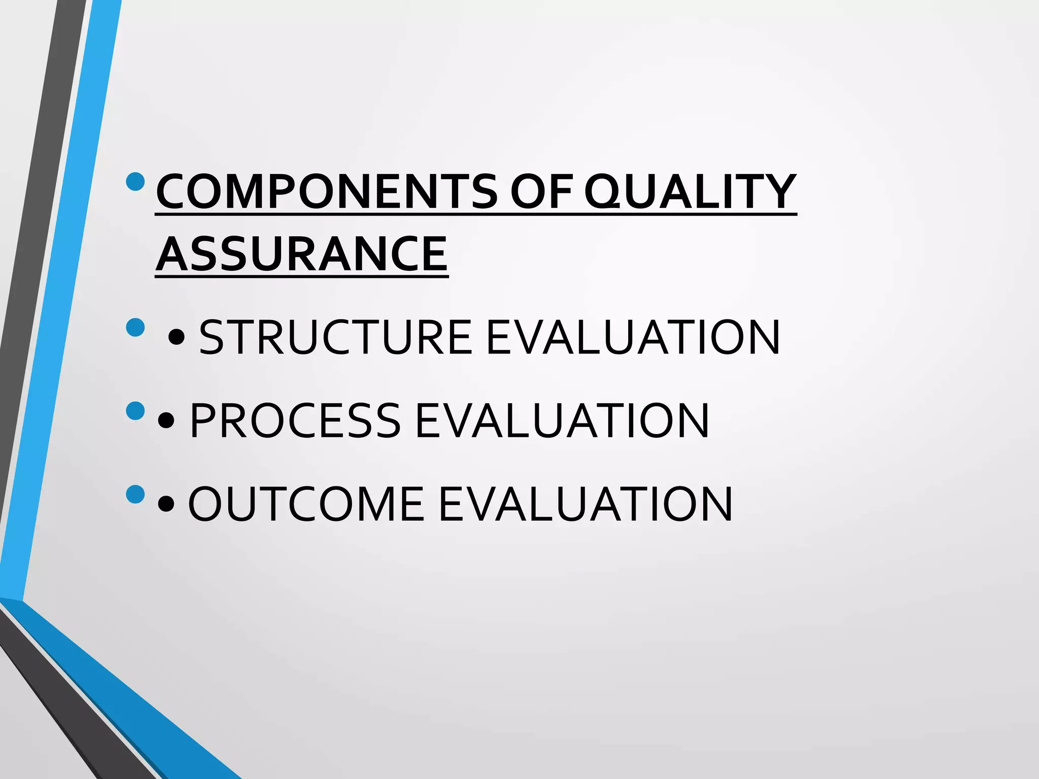 Quality assurance in community health nursing | PPTX