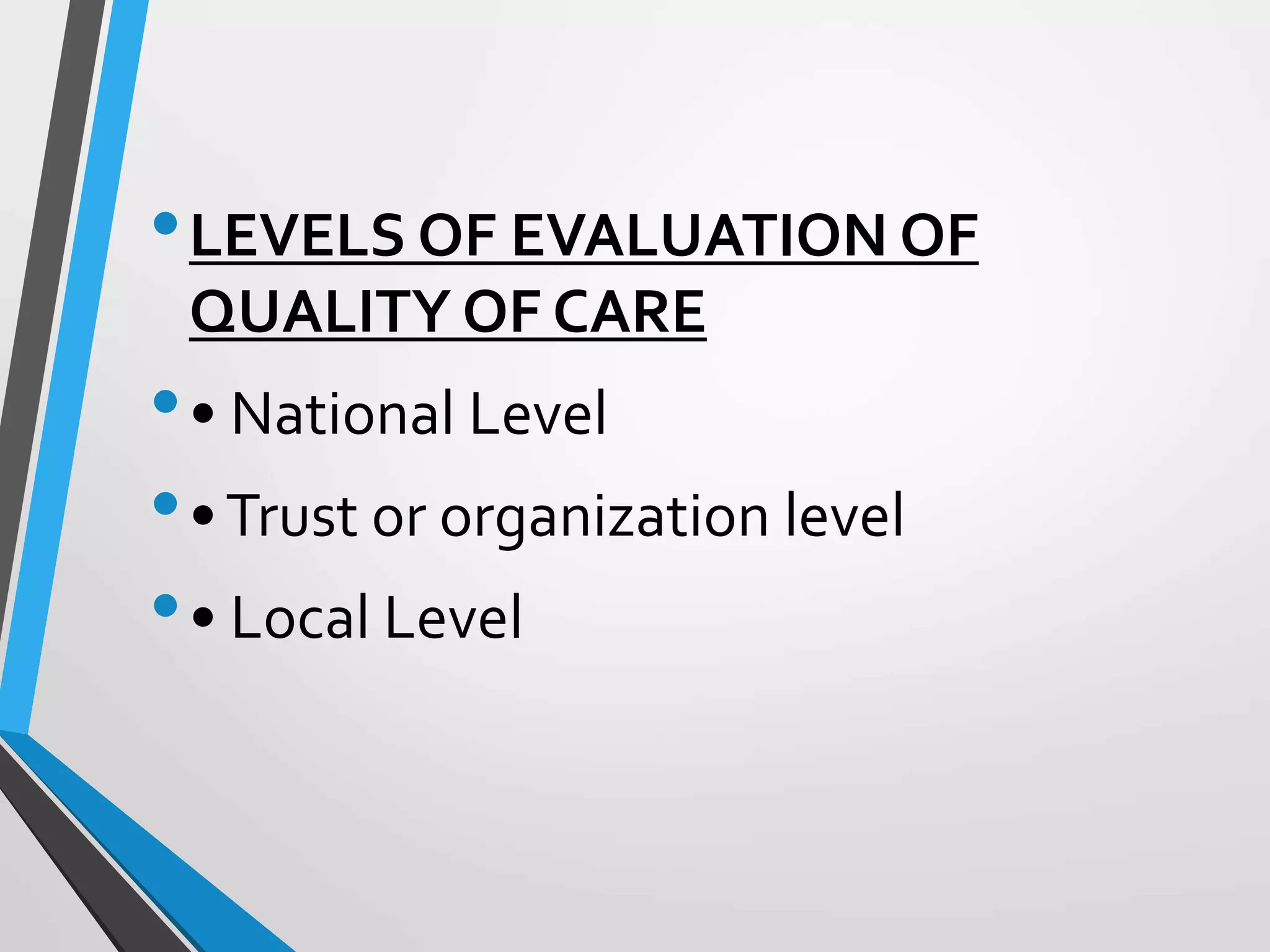 Quality assurance in community health nursing | PPTX