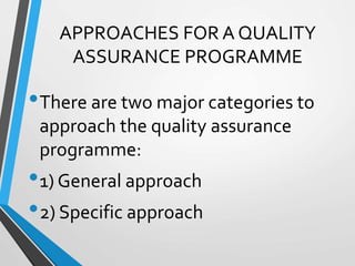 Quality assurance in community health nursing | PPTX