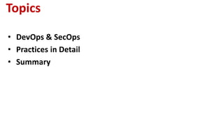 Quality assurance in dev ops and secops world | PPT