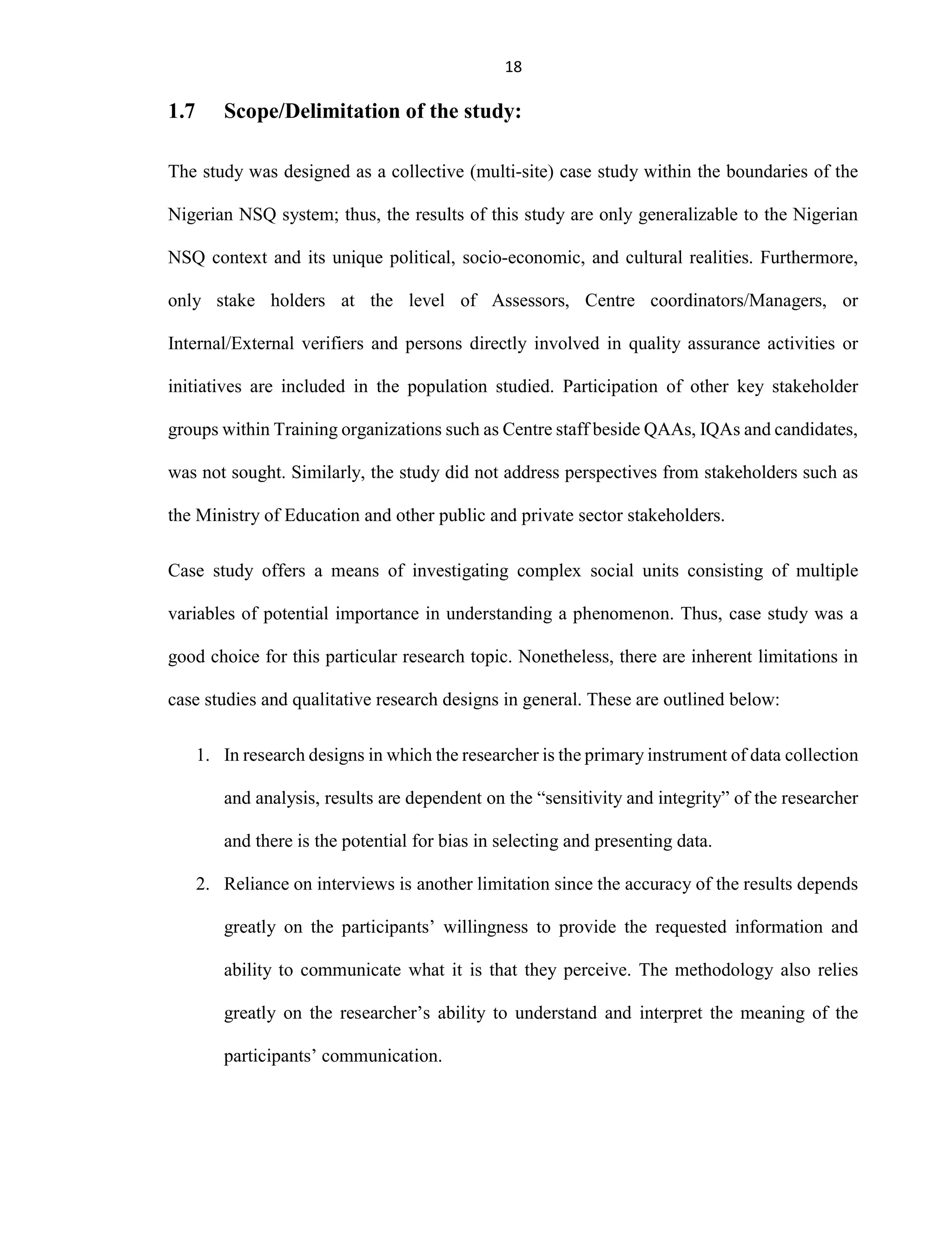 Quality assurance in education; case of nsq in nigeria | PDF