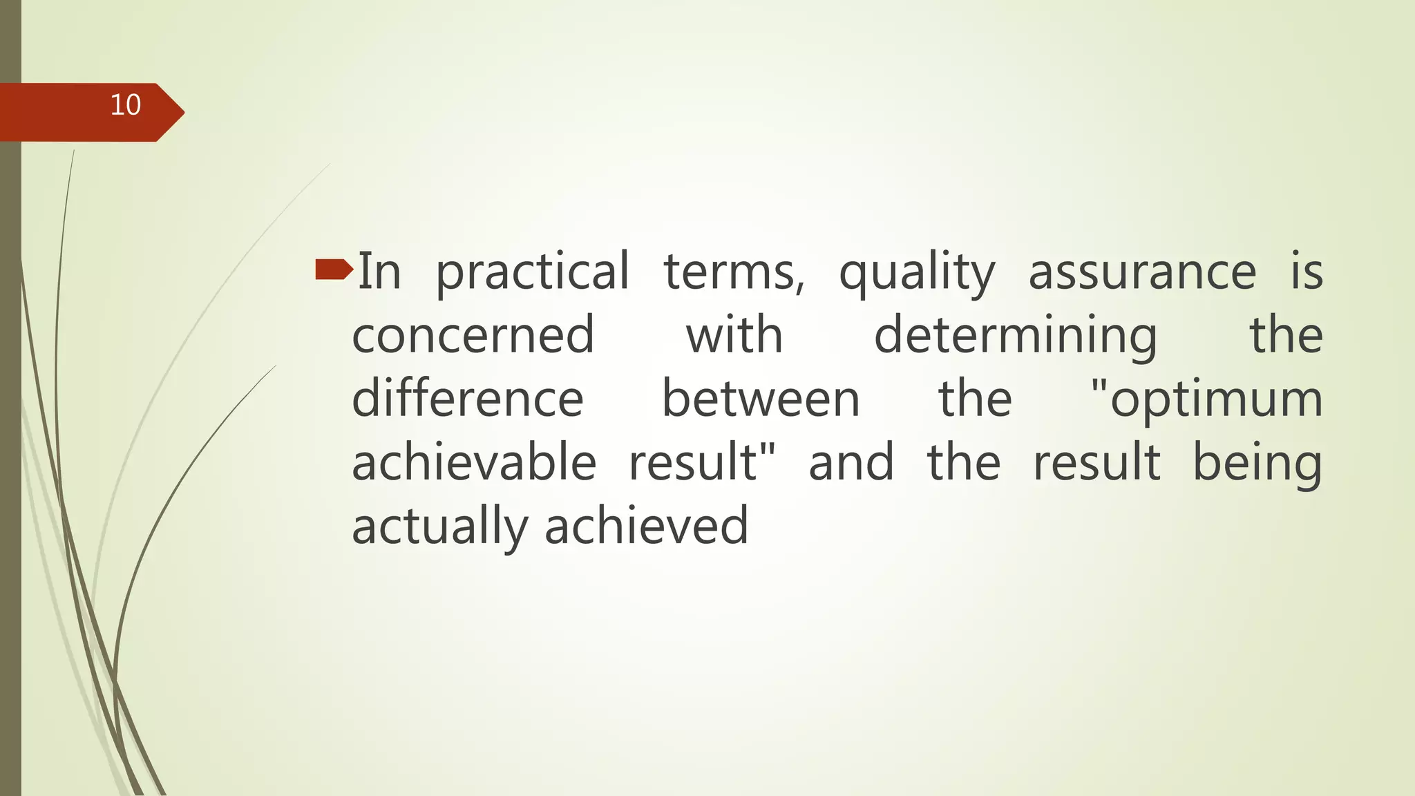 Quality assurance in healthcare | PPTX