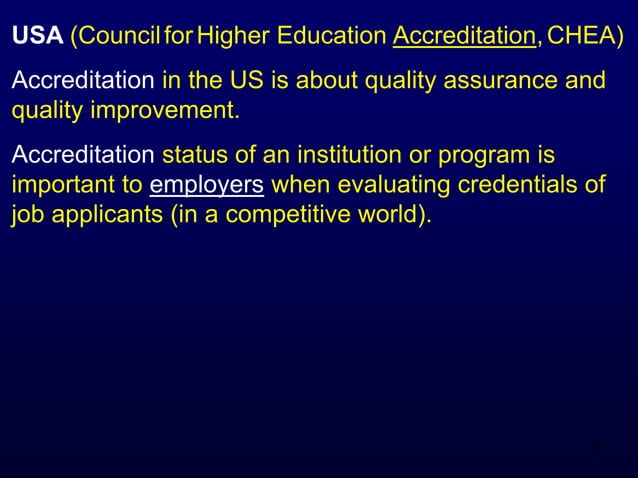 Quality Assurance in Higher Education | PPT | Education industry ...