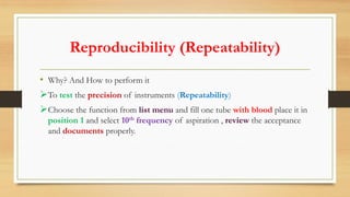 Quality Assurance in Hematology laboratory | PDF