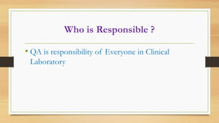 Quality Assurance in Hematology laboratory | PDF