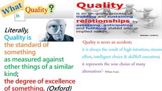 Quality Assurance in Higher Education Institutions | PPTX