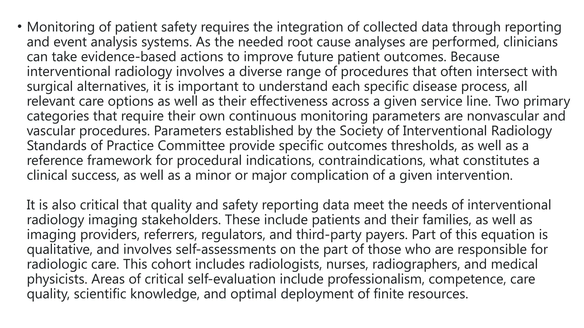 Quality Assurance in Interventional Radiology | PPTX