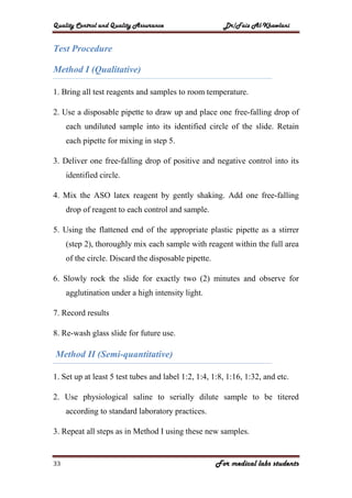 Quality assurance in medical laboratory | PDF
