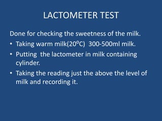 Quality assurance in milk and milk products copy | PPTX