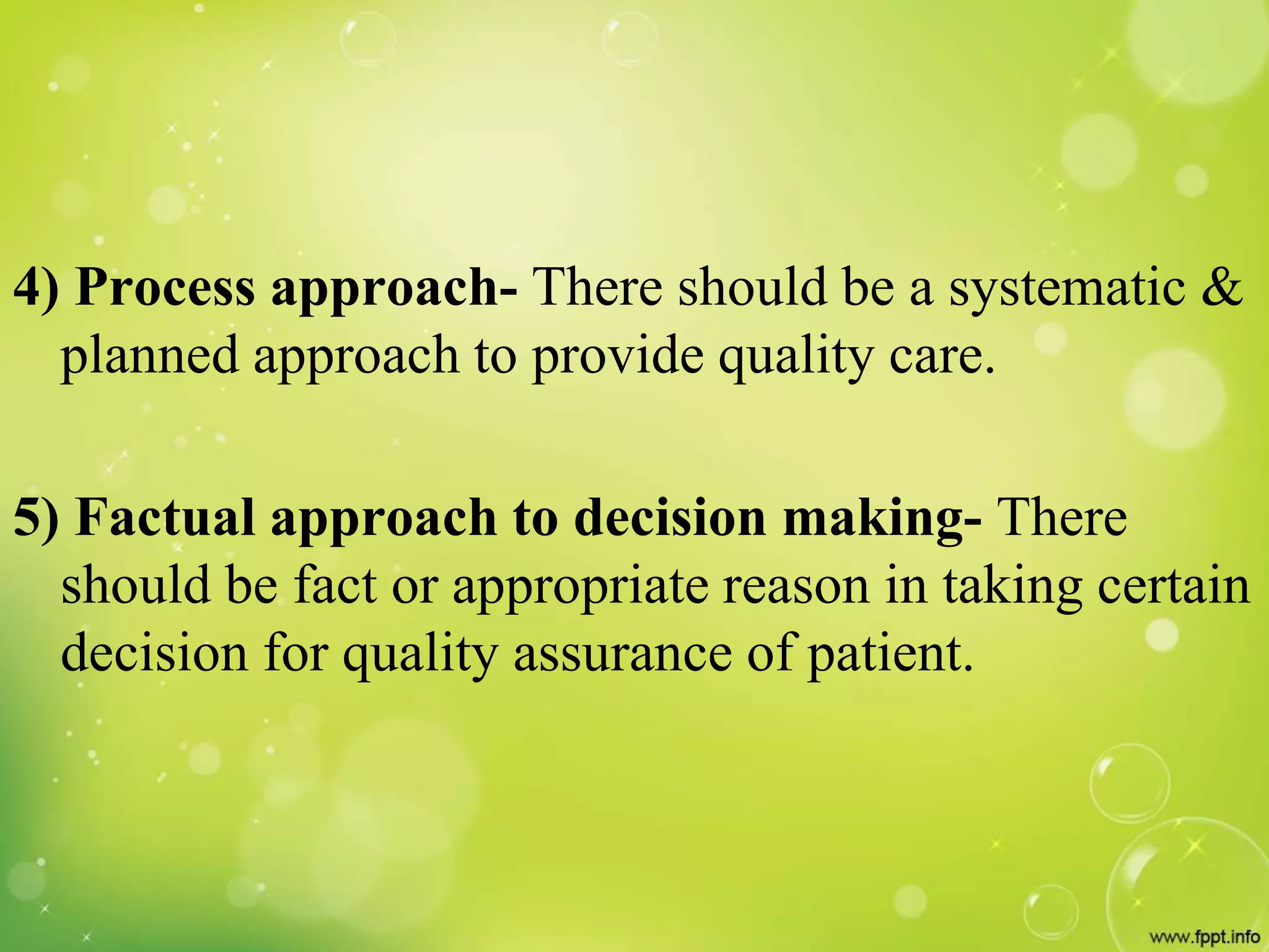 Quality assurance in nursing | PPTX