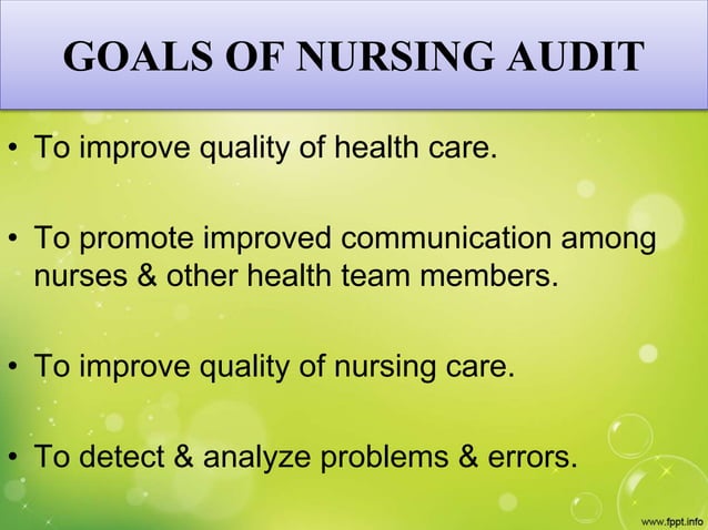 Quality assurance in nursing | PPTX