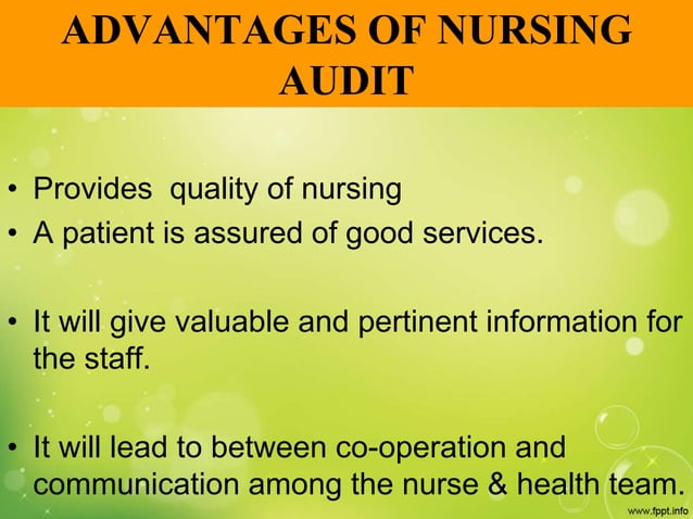 Quality assurance in nursing | PPTX
