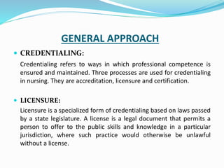 Quality assurance in nursing | PPTX