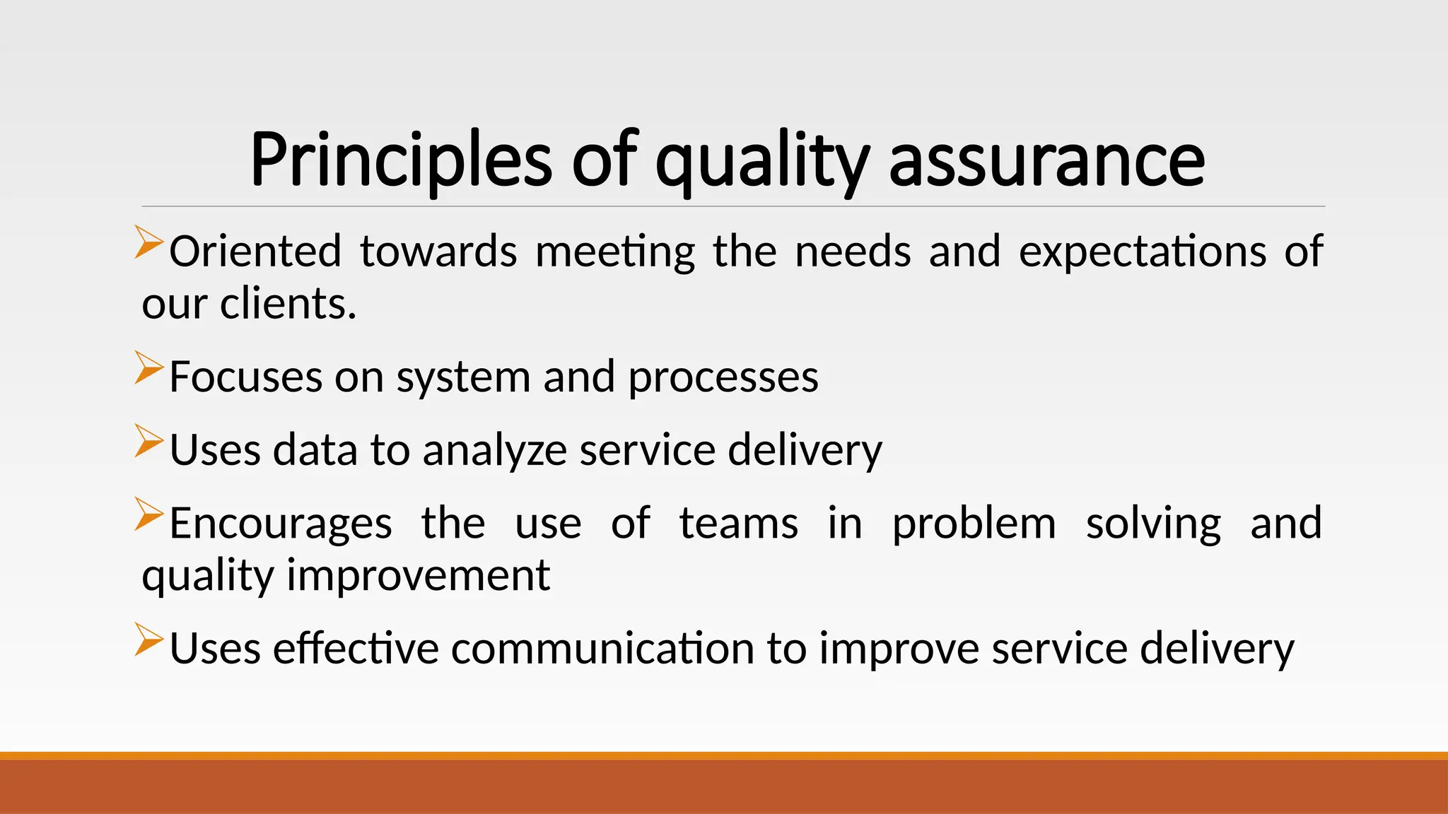 Quality Assurance in nursing profession pptx | PPTX