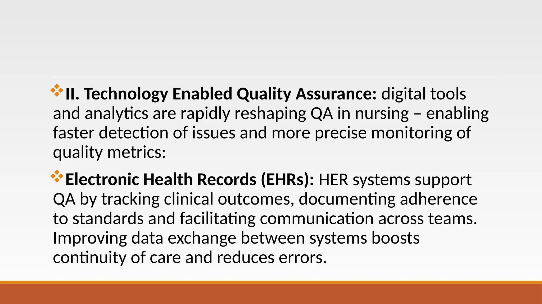 Quality Assurance in nursing profession pptx | PPTX