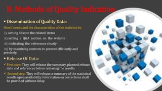 Quality assurance in official statistics | PPTX