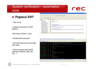 Quality Assurance in REC Group | PDF