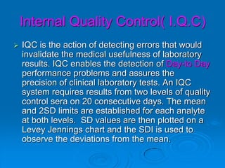 Quality assurance in relation to medical laboratory accreditation | PDF