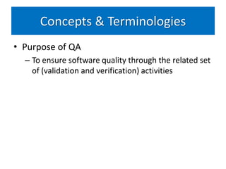 Quality Assurance in SDLC | PDF