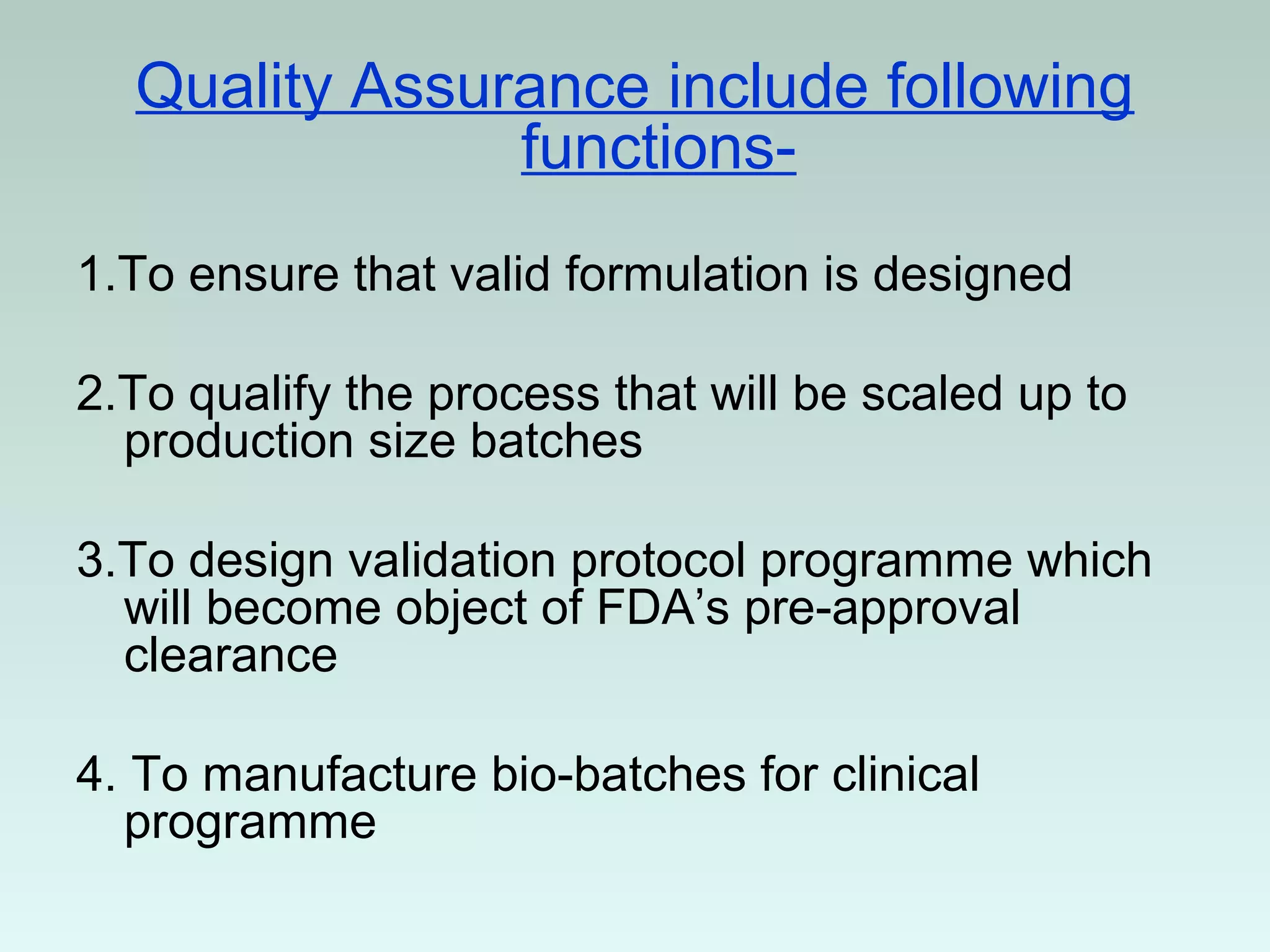 Quality Assurance | PPT