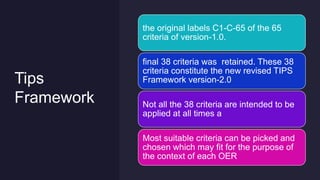 Quality Assurance of Open Educational Resources | PPTX