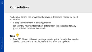 Quality Assurance of FME Scripts | PPT