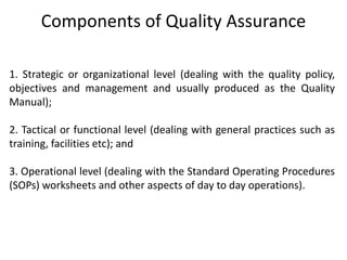 Quality Assurance of Healthcare Services | PPTX | Healthcare Industry ...