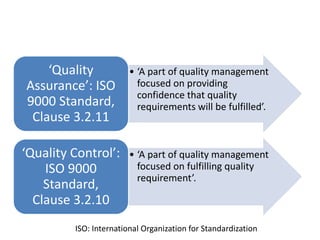 Quality Assurance of Healthcare Services | PPTX | Healthcare Industry | Industries
